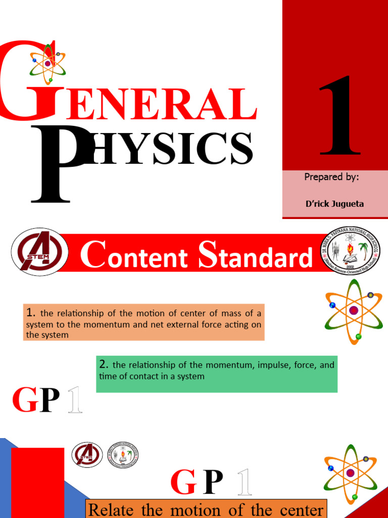 Physics center of mass ppt | PDF | Momentum | Force
