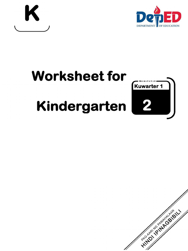 WS Kinder Q1 Week2 Ver2 | PDF