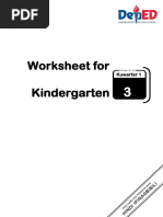 WS - Kinder - Q1 - Week 10 - Ver2 | PDF
