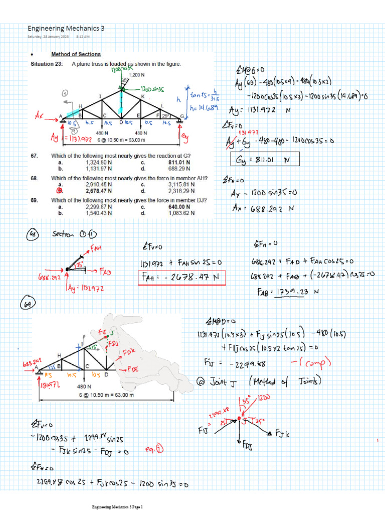 Engineering Mechanics 3 (Discussion) | PDF