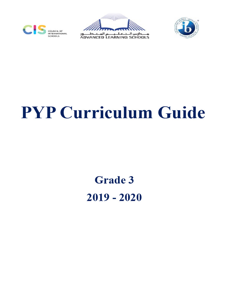 PYP Curriculum Guide Grade 3 | PDF | Physical Education | Curriculum