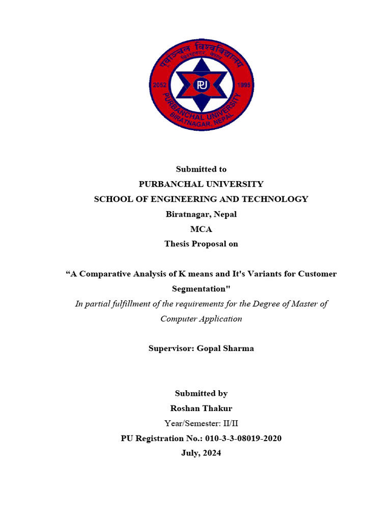 A Comparative Analyis Of K Means And Its Varinats For Customer Segmentation Pdf Cluster
