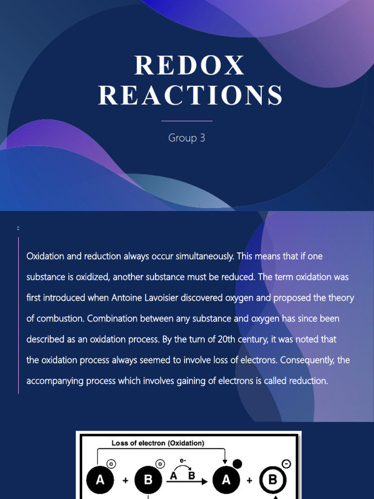Redox Reactions | PDF | Redox | Chemical Reactions