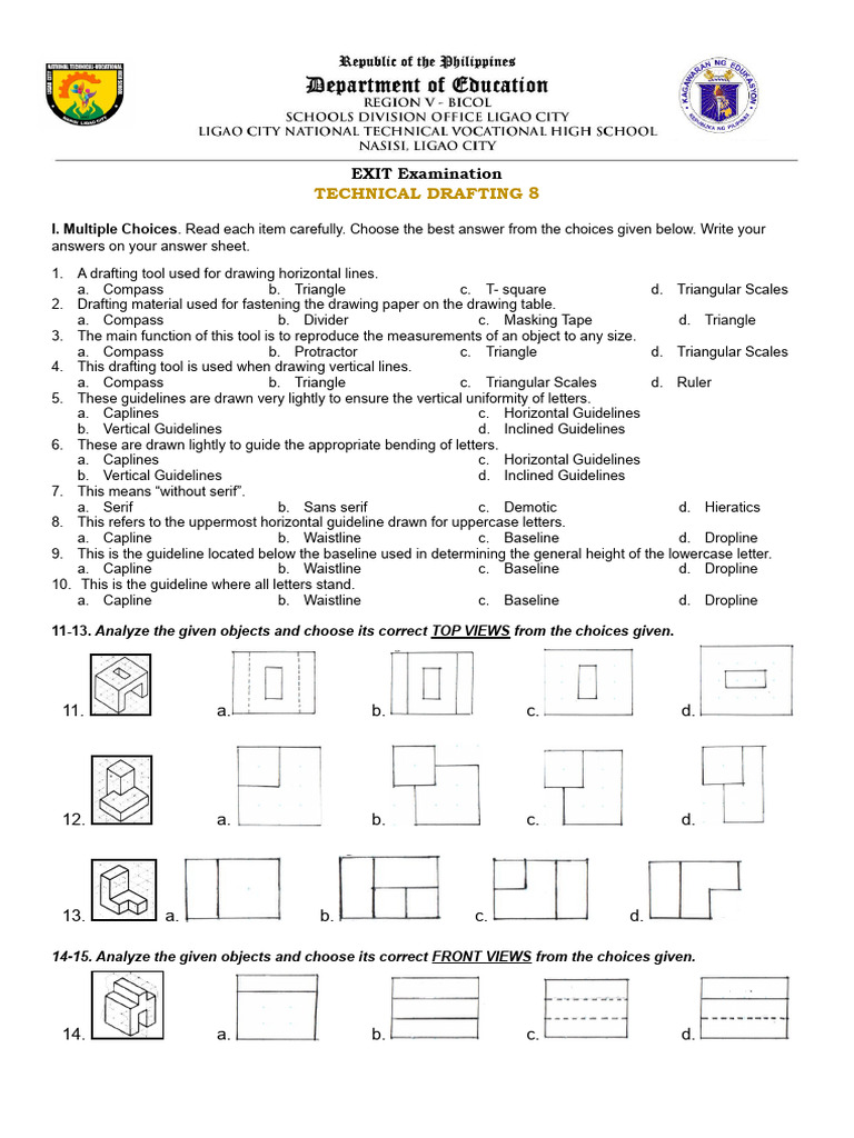 Exit-Examination-TD-8 | PDF | Horizon | Geometry