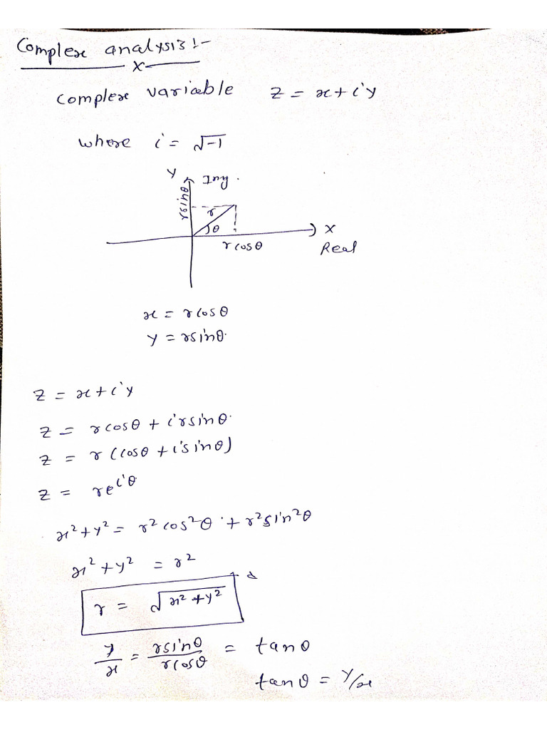 Rset Complex Analysis | PDF