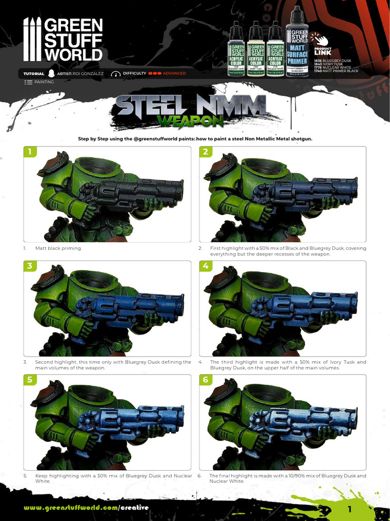 EN-Tutorial-LEVEL ADVANCED-NMM Steel Weapon | PDF | Metals | Materials