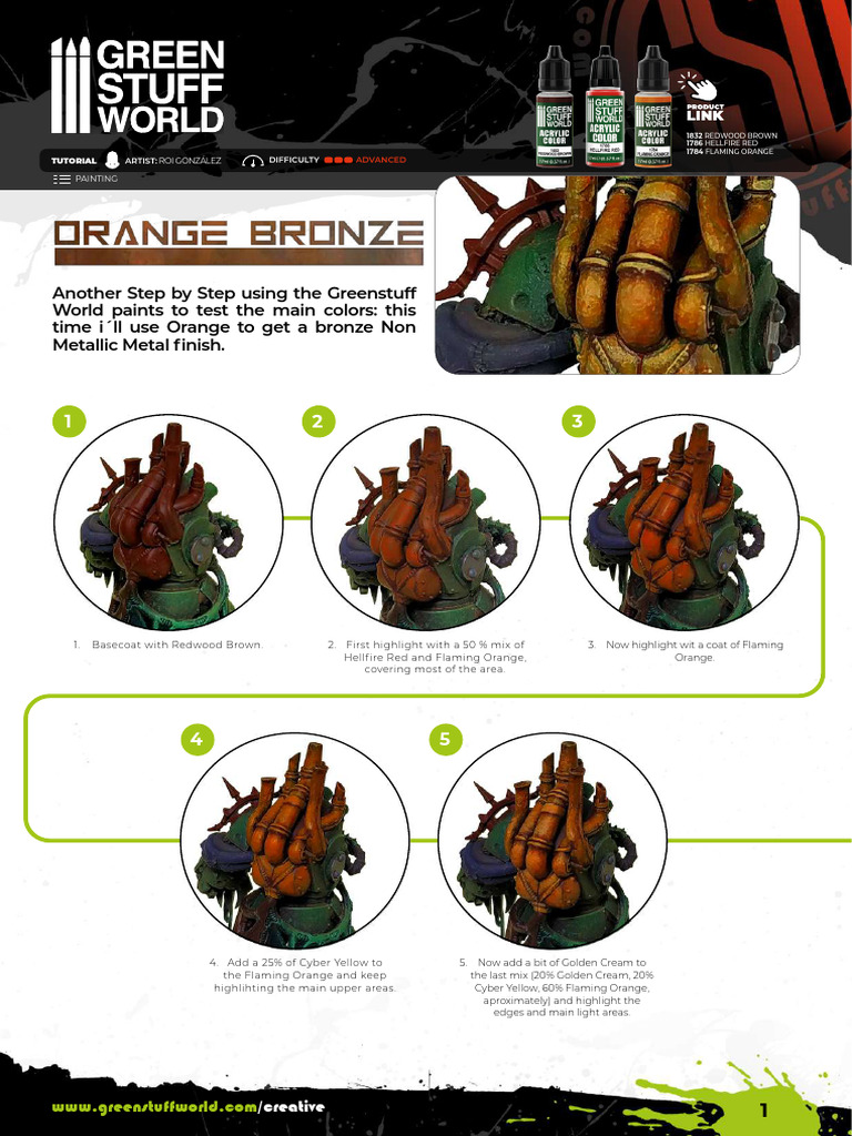 EN-Tutorial-LEVEL ADVANCED-NMM Orange Bronze | PDF | Graphic Design | Color