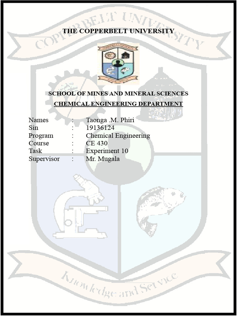 Experiment 10 Rayleighs Differential Distillation | PDF | Distillation | Applied And ...