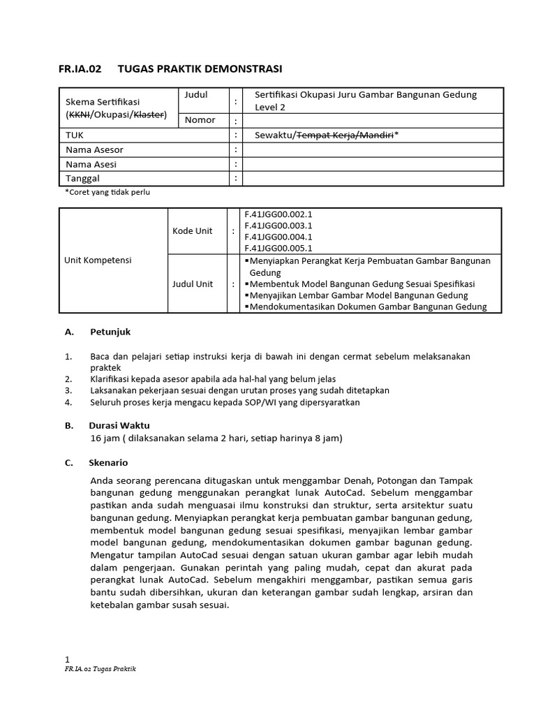 FR - IA.02 Tugas Praktek Demonstrasi | PDF | Teknologi & Rekayasa