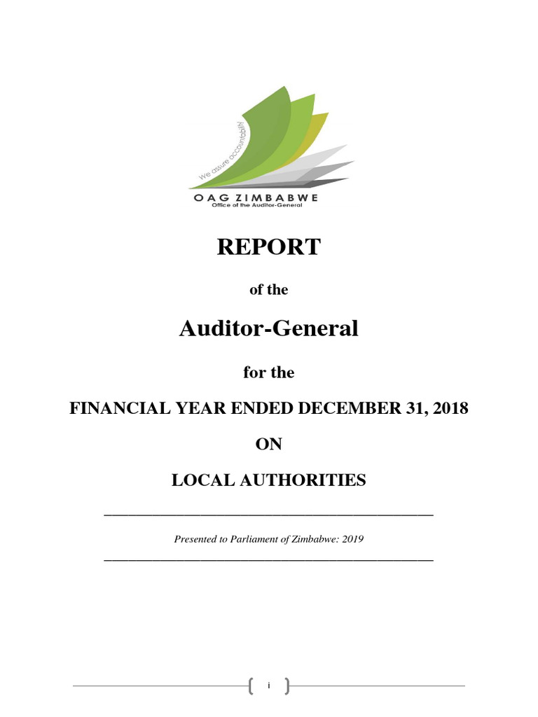 Auditor-General's 2018 Local Authorities Report | PDF | Audit ...