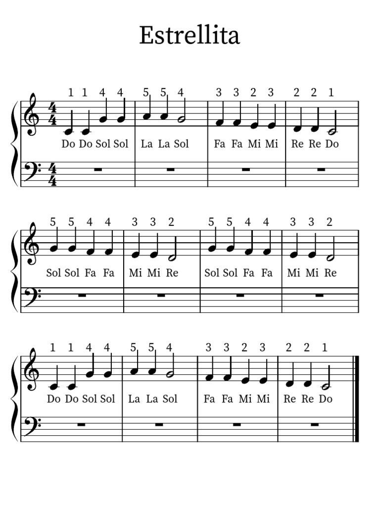 Canción 2 - Estrellita | PDF