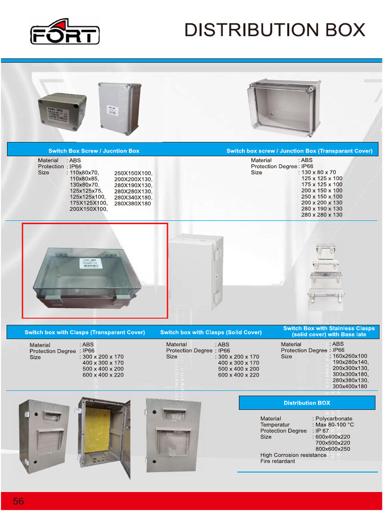 Brosur Fort Box SP-PCT-403017 | PDF