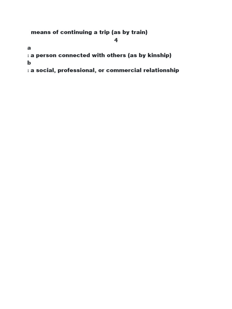 Means of Continuing A Trip | PDF