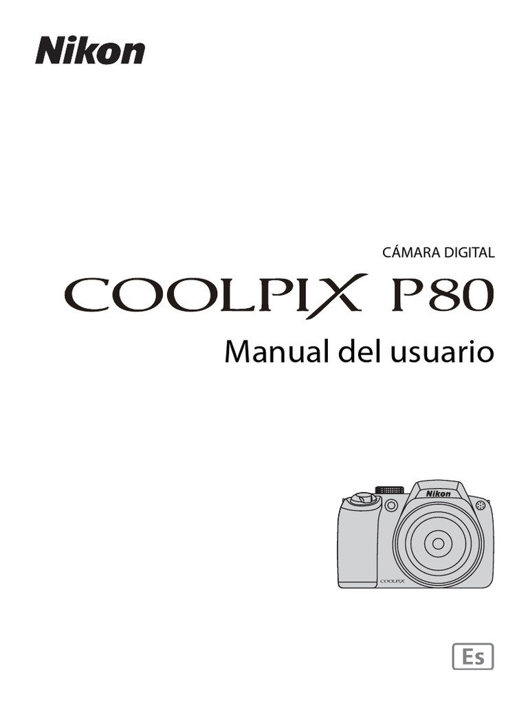 Manual Cámara P80 - ES | PDF | Cámara | Derechos de autor
