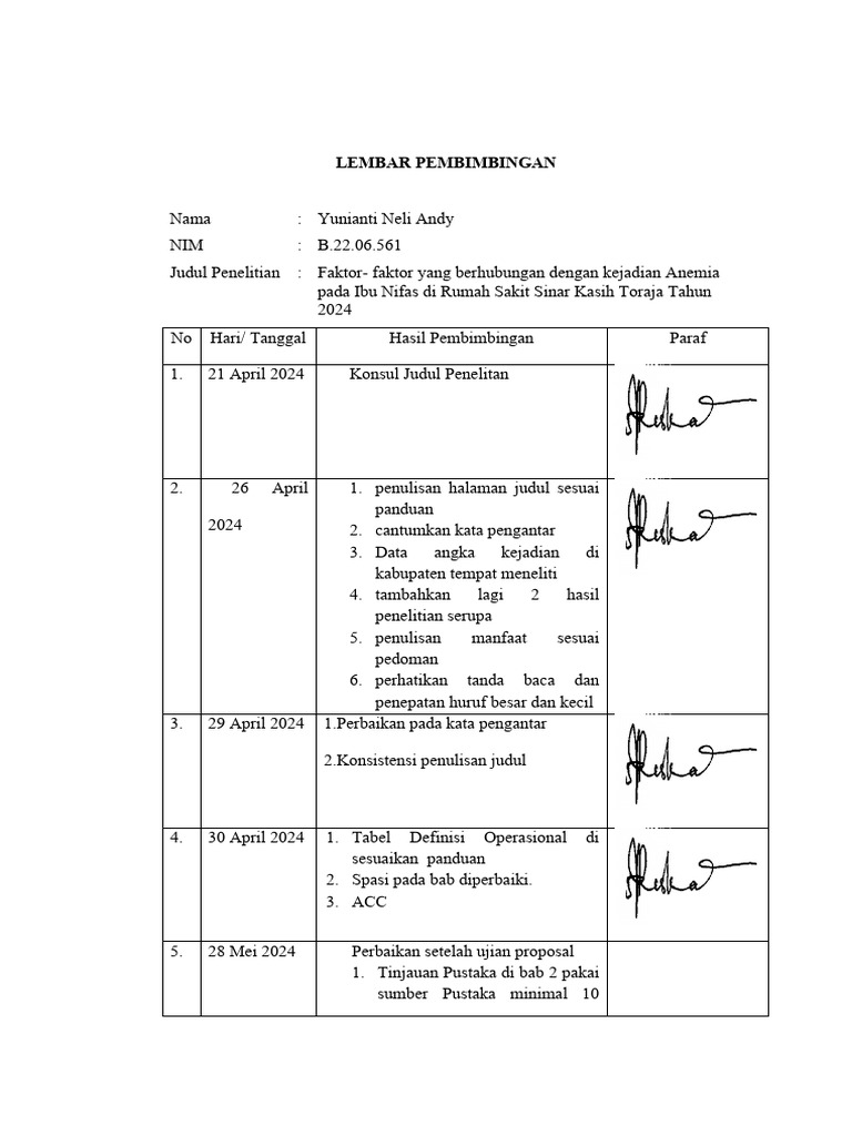 Proposal Yunianti Neli Andy (Revisi Terbaru) | PDF