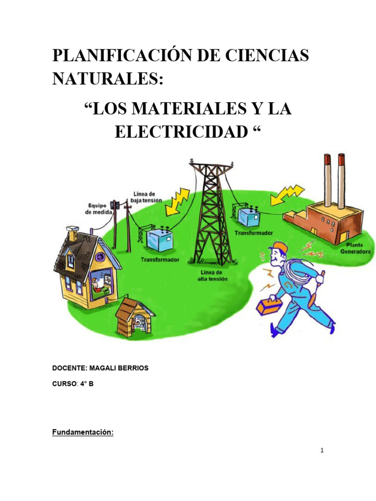 LOS MATERIALES Y LA ELECTRICIDAD 4a Esc 12 | PDF | Aislador ...