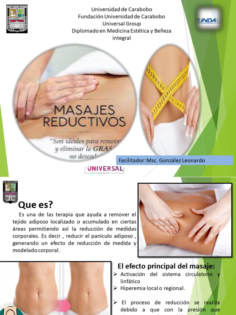 Masaje Reductivo | PDF | Masaje | Tejido adiposo