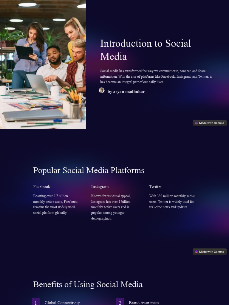 Introduction-to-Social-Media | PDF | Popular Culture & Media Studies | Social Media