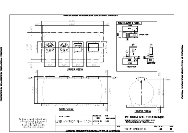 5.2 Civil STP Biotech RCX 15m3 | PDF