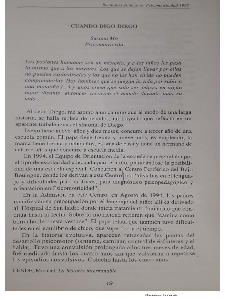 Cuando digo Diego, de Susana Mo | PDF