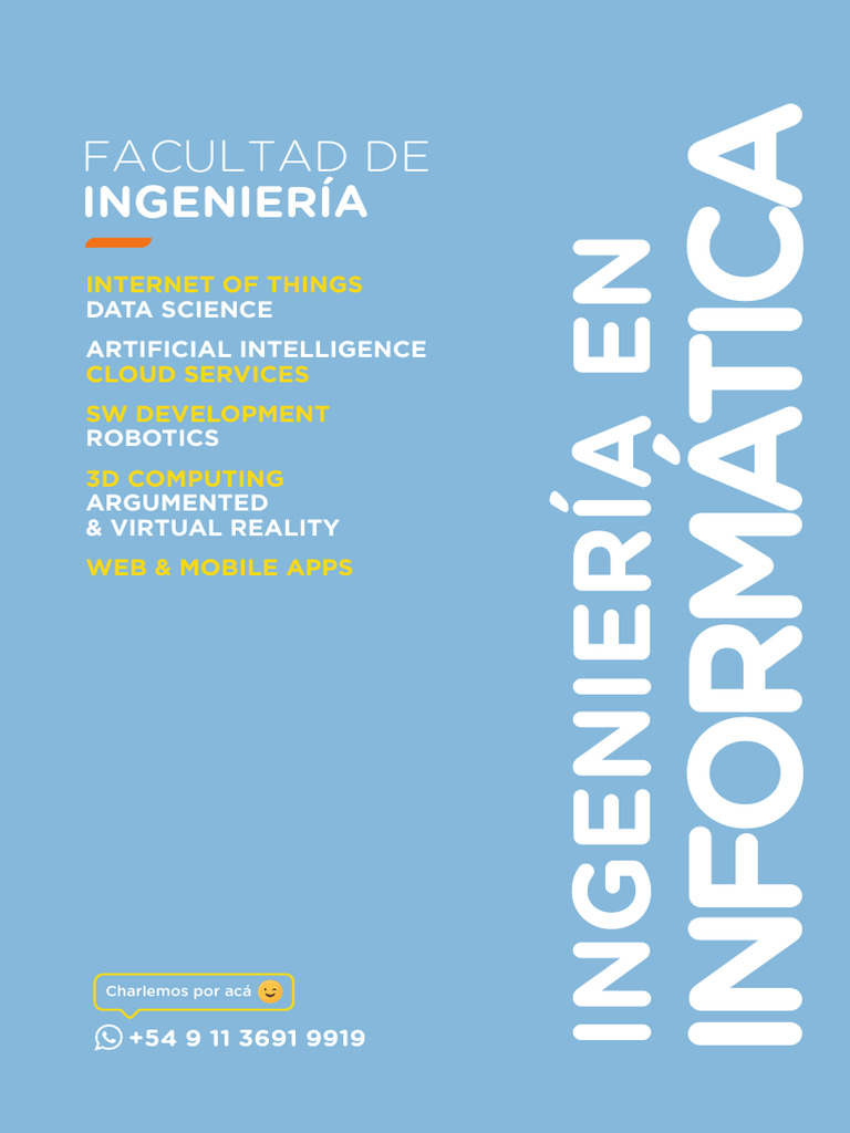 Folleto Ing en Informatica 2023 | PDF | Ciencias de la Computación | Informática