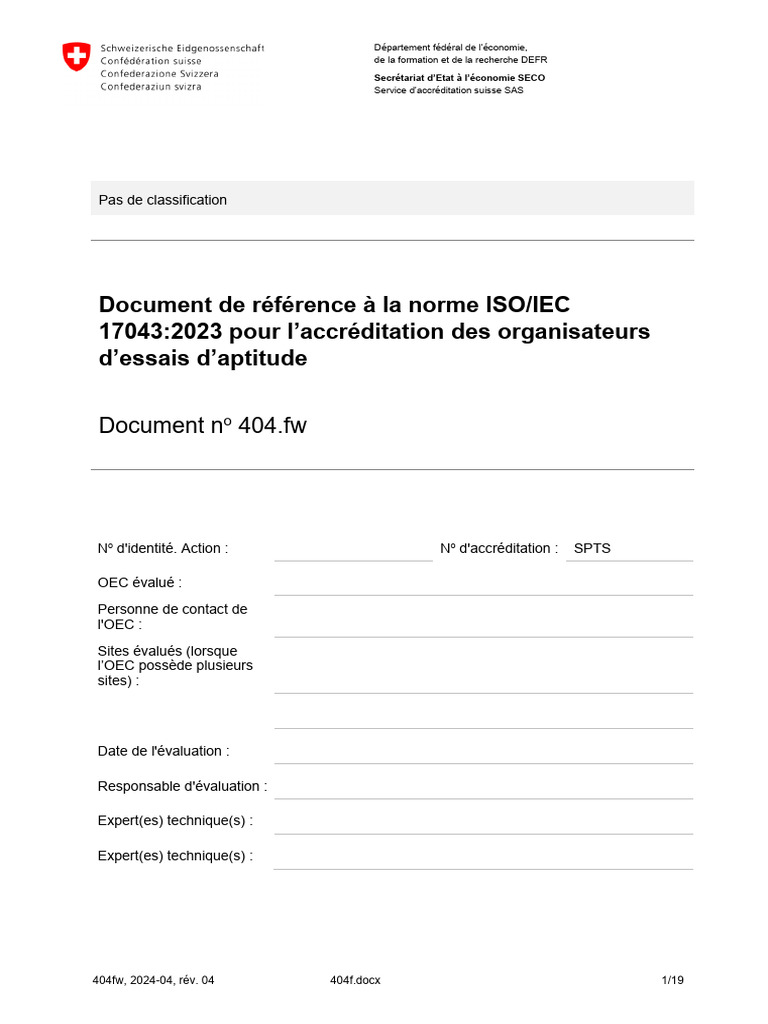 Référence ISO/IEC 17043:2023 | PDF | Management de la qualité