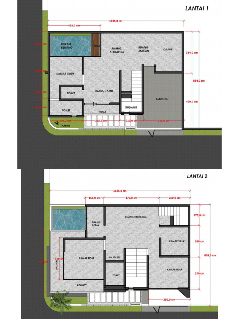Desain Rumah Tinggal Revisi A | PDF