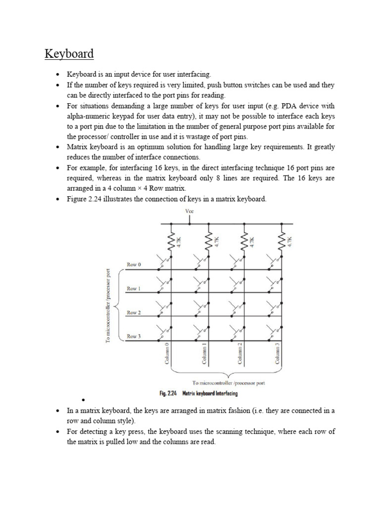 Stepper Motor, PPI, Keyboard | PDF | Electric Motor | Computer Keyboard