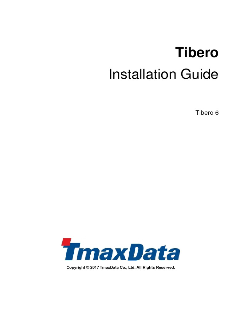 Tibero 6 - Installation Guide - v2.1.6 - en | PDF | 64 Bit Computing ...