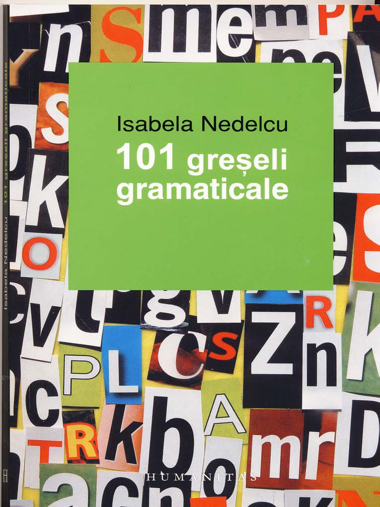 101 Greseli Gramaticale | PDF