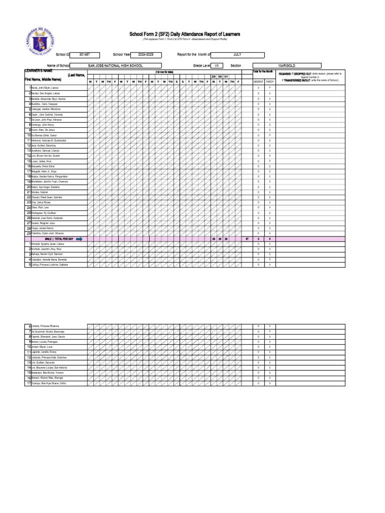 Marigold SF2 July | PDF | Youth
