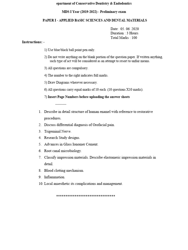 First MDS Paper 4 | PDF