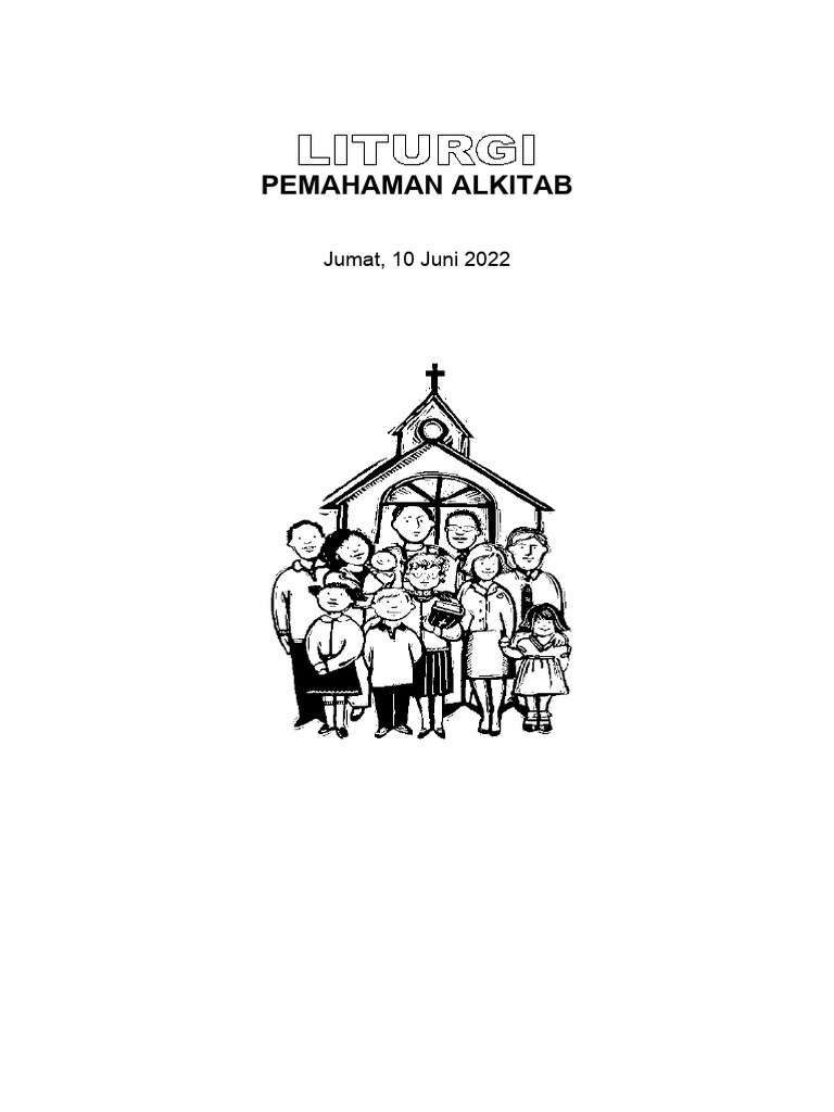 Liturgi Pemahaman Alkitab 06102022 | PDF | Memasak, Makanan, & Anggur ...