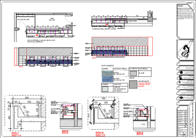 Drinking, Dishwash Area | PDF | Materials | Building Materials