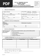 Mico Undergraduate Application Revised Fillable Form | PDF | Identity ...