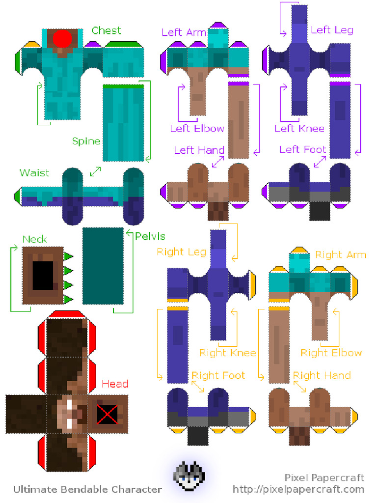 Minecraft Bendable Character | PDF