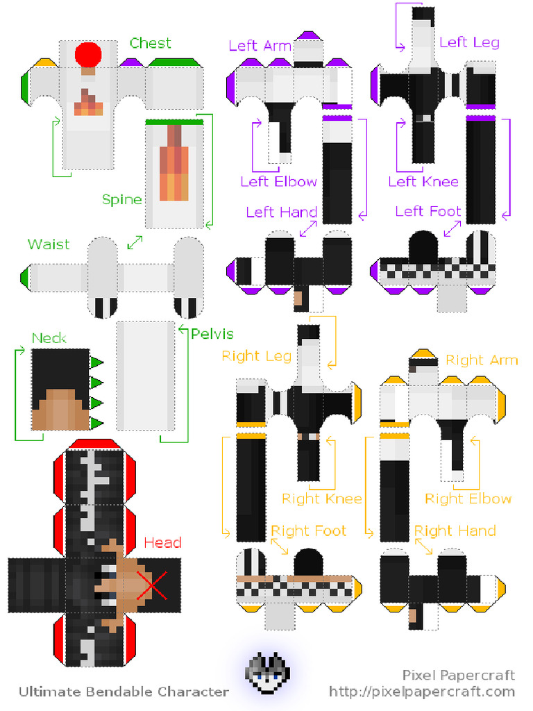 Minecraft Bendable Character | PDF