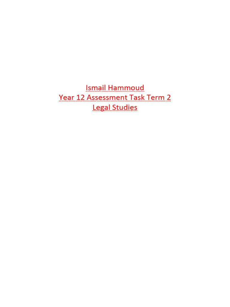 Crime Family Human Rights Assessment Task | PDF | Domestic Violence ...