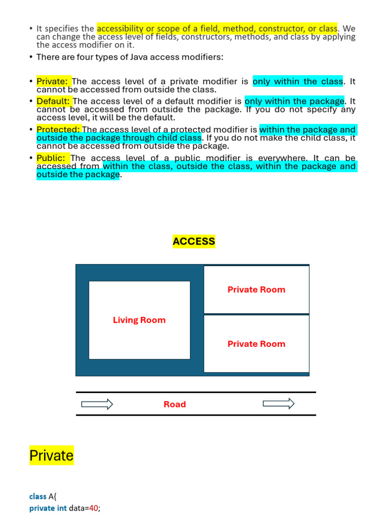 Access Specifier | PDF