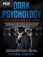 Dark Psychology Secrets | PDF | Deception | Persuasion