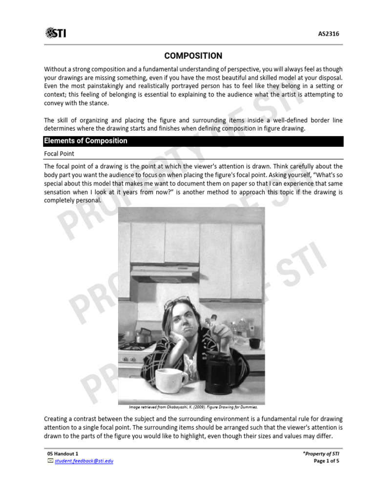 05 Handout 1.1 | PDF | Composition (Visual Arts) | Drawing