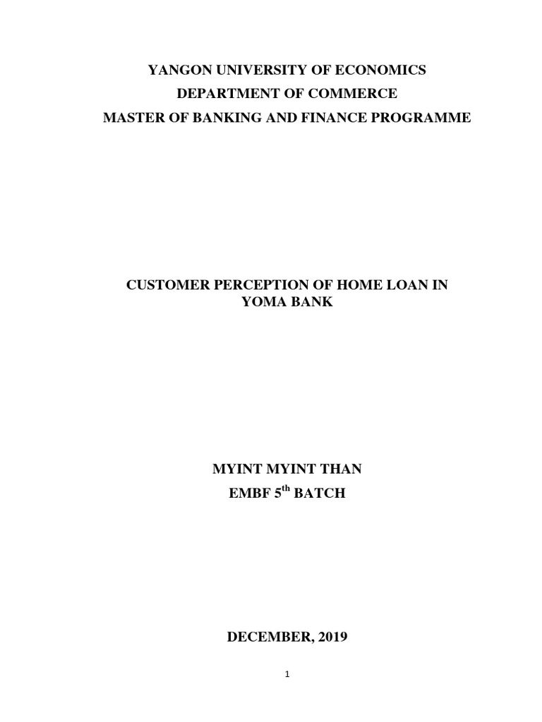 Myint Myint Than (EMBF - 33) - 2 | PDF | Cost Of Living | Mortgages