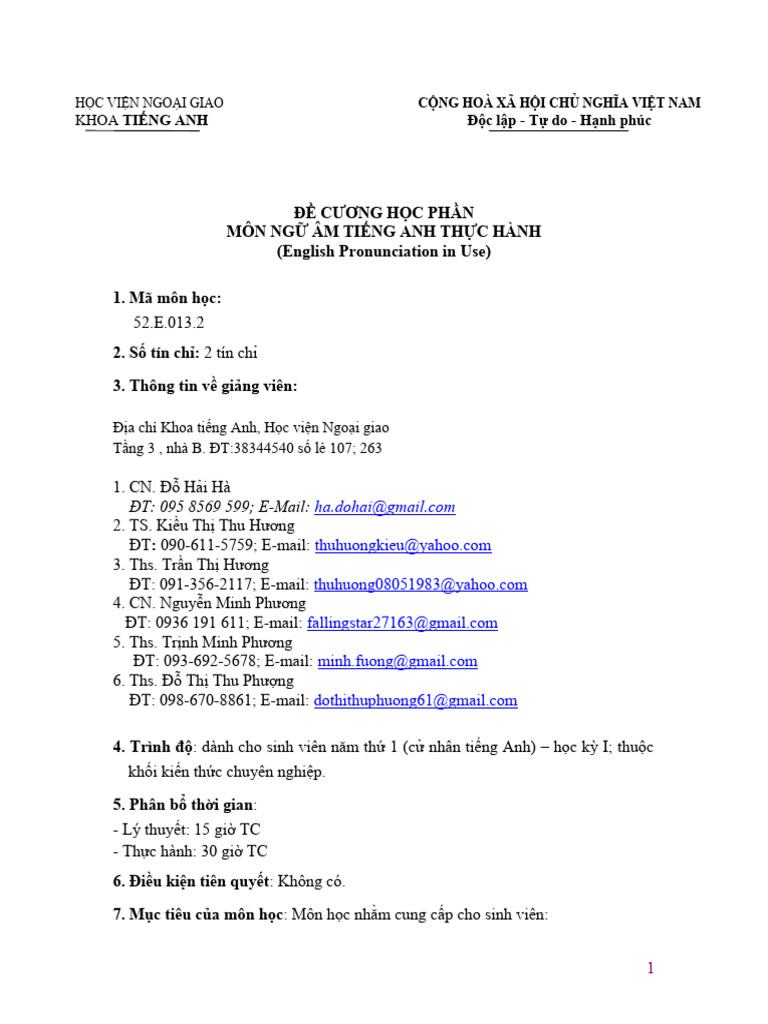 52 - E - 013 - 2 - Ngu Am Tieng Anh Thuc Hanh | PDF