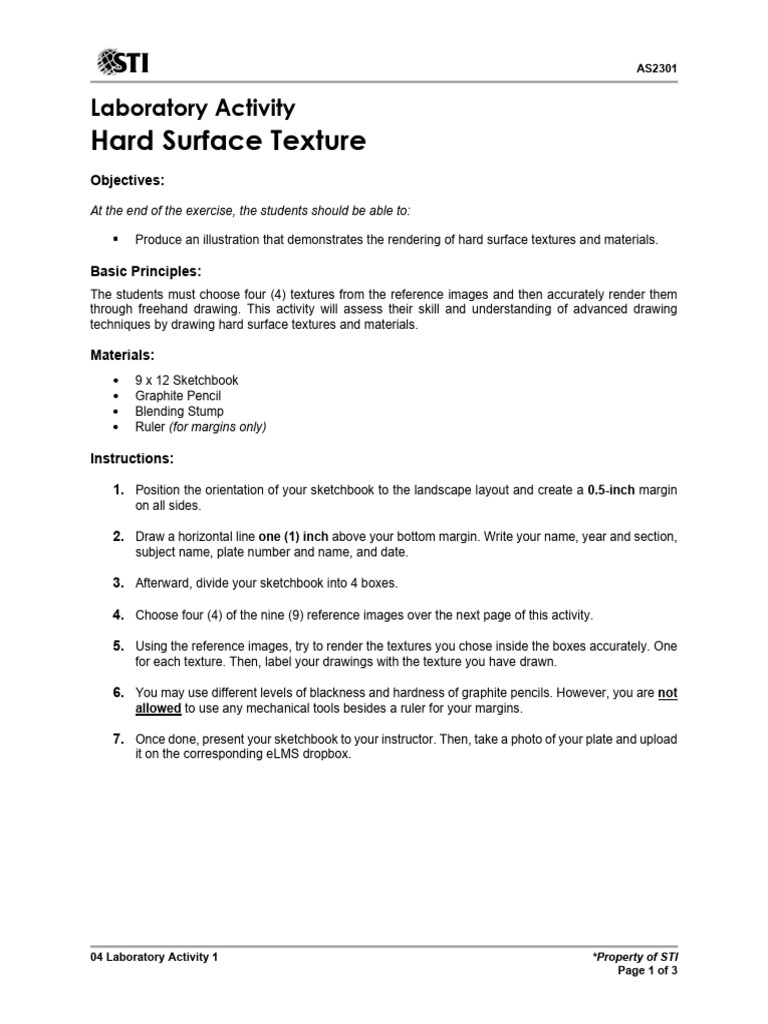 04 Laboratory Activity 1 | PDF | Drawing