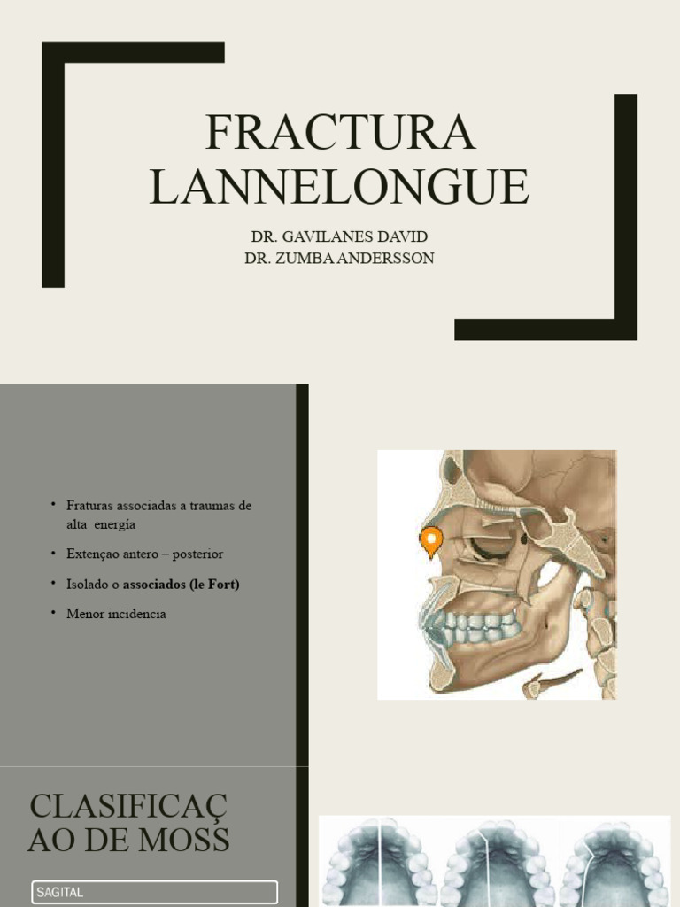 Fratura Lannelongue Classificação E Tratamento Pdf Medicina Clínica