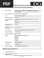 MSDS Curing Compound PDF | PDF
