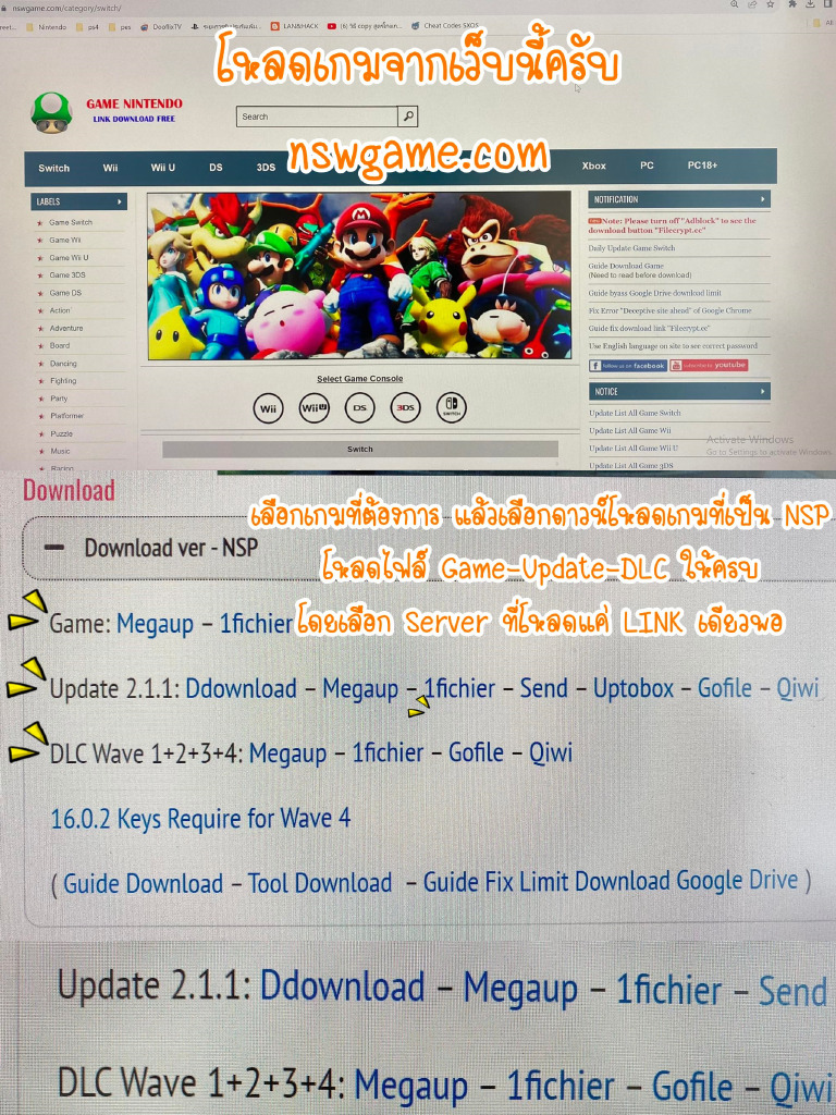 ลงเกมNintendo Switch | PDF