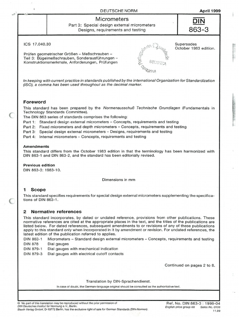 Din 863-3 | PDF