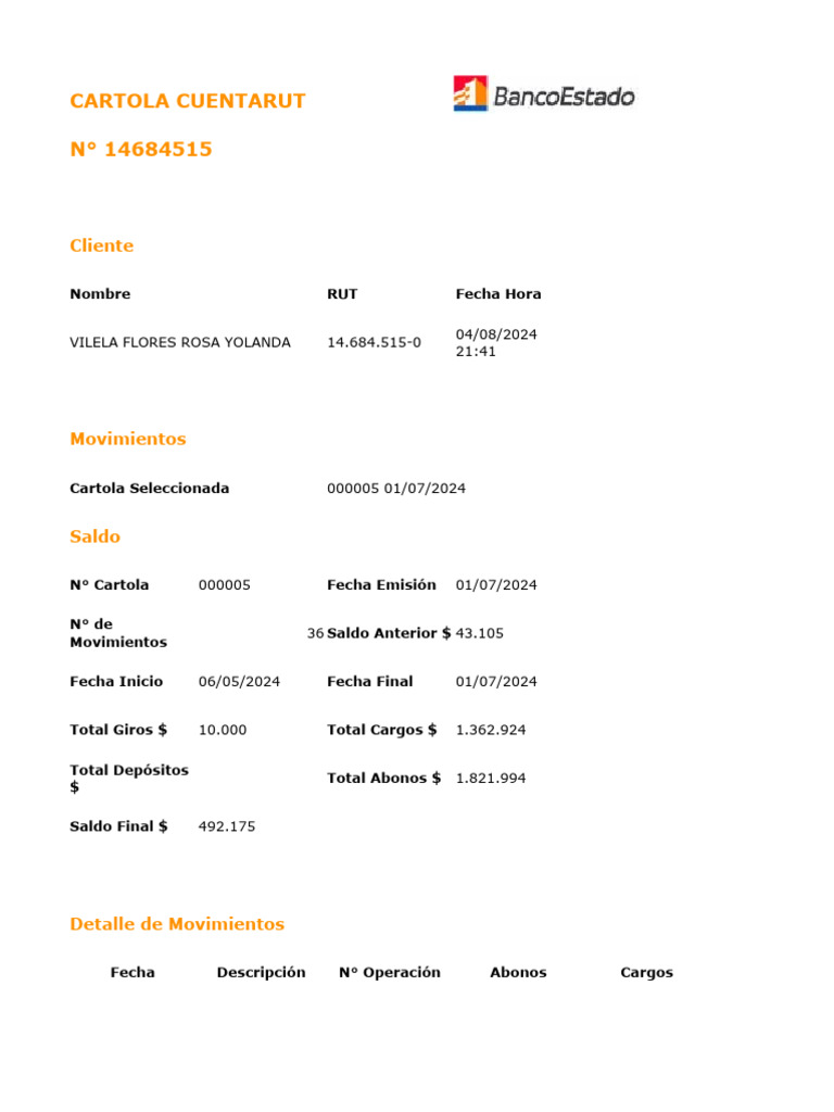 Cartola 000005 | PDF