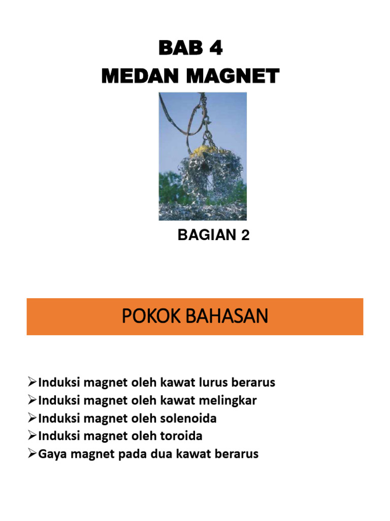 Bab 4 Medan Magnet - Bagian 2 | PDF